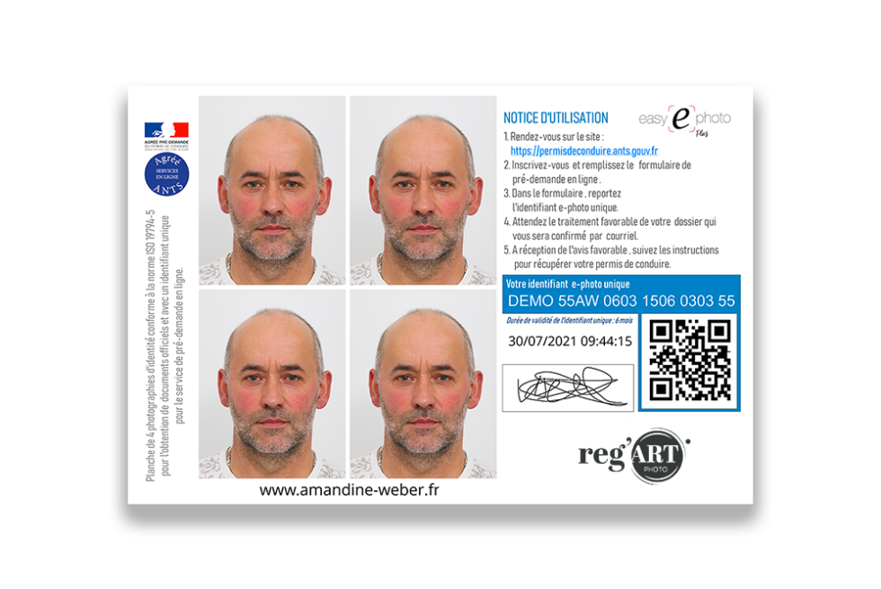 Carte d'identité - Reg'Art